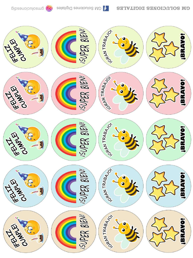 Stickers para Corregir | PDF