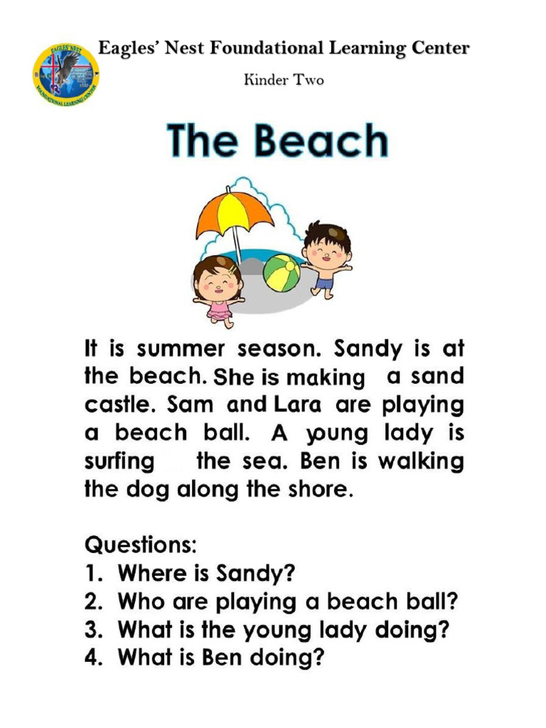 Kinder 2 Reading Program Overview | PDF