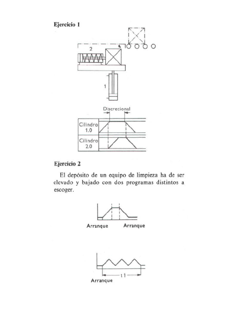 Ejercicios Electroneumatica | PDF
