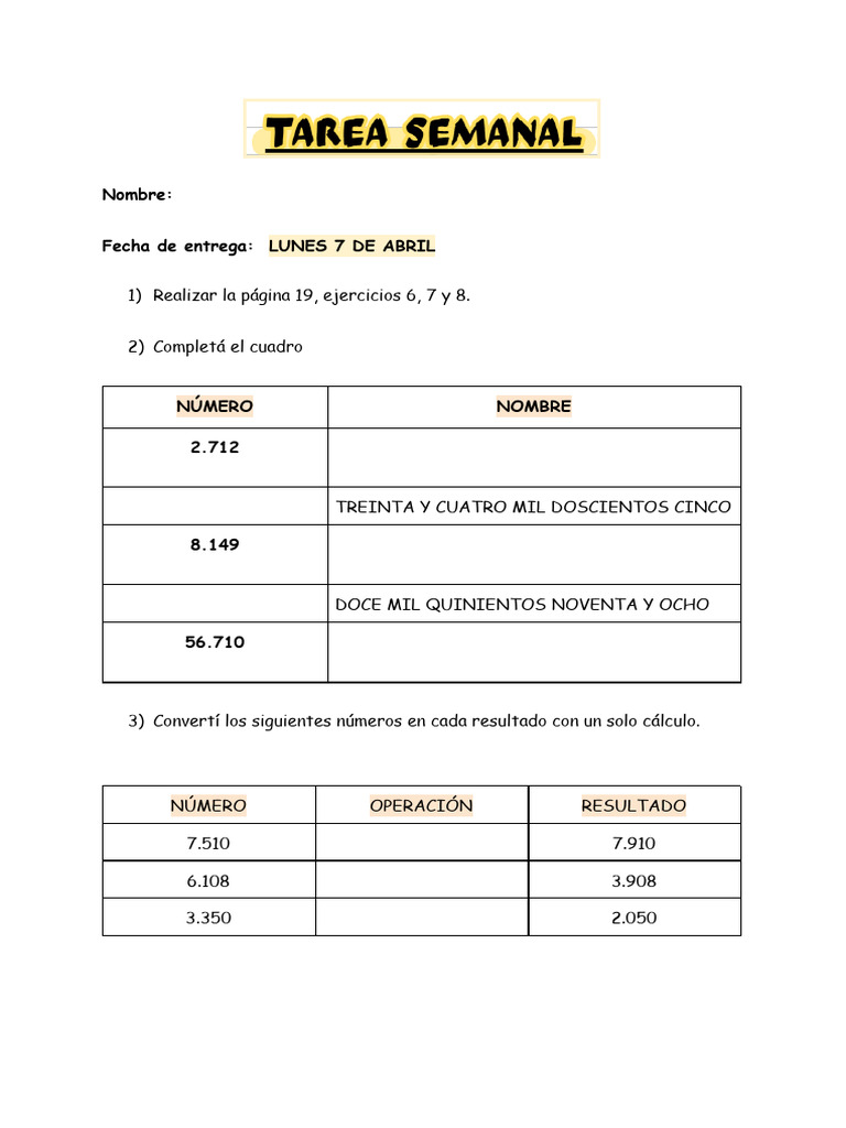 TAREA SEMANal | PDF