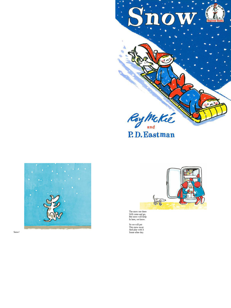 Snow P D Eastman PDF BKLT | PDF