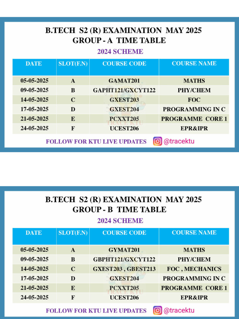 S2 Timetable 2024 Scheme | PDF