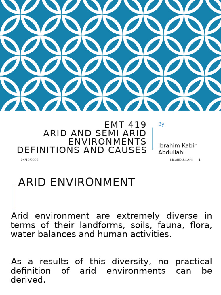 419 Arid and Semi Arid | PDF | Desert | Rain