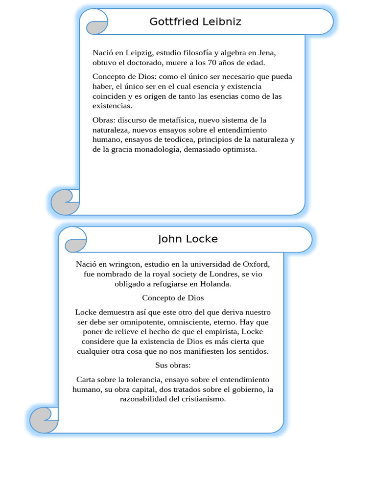 Filosofía y Conceptos de Dios en Pensadores | PDF | Immanuel Kant ...