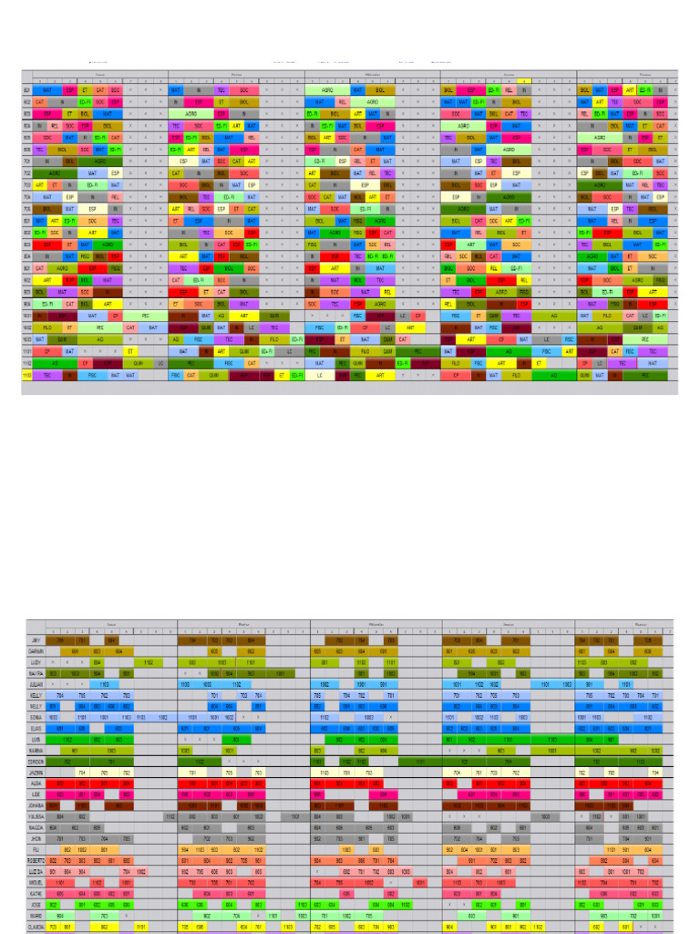 Horario Real 2024 | PDF