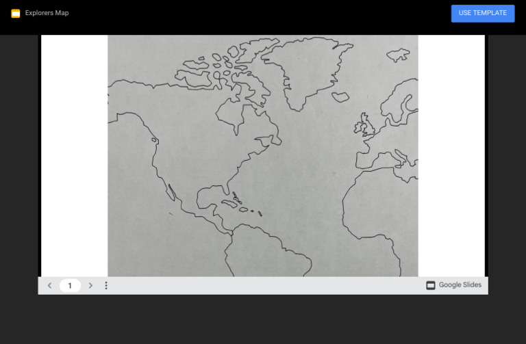 Explorers Map - Google Slides | PDF