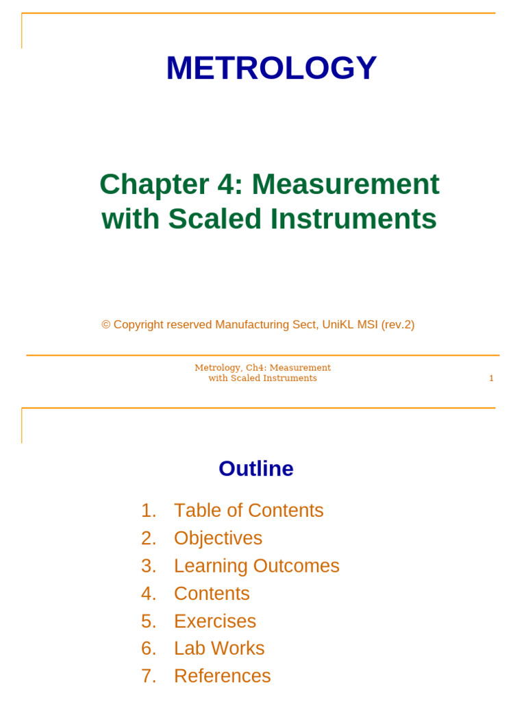 Slide Ch4 Scaled Instr | PDF | Length