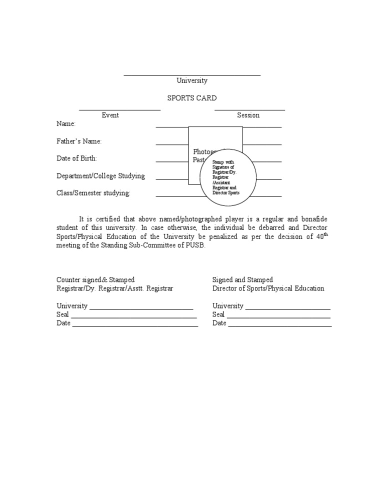 Sample Card Pdf