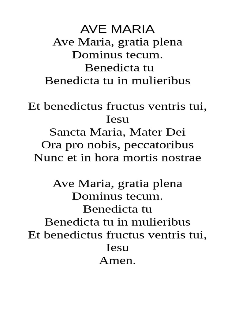 Ave Maria | PDF