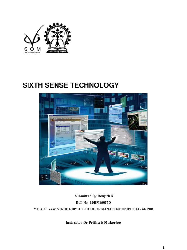 Sixth Sense Technology Overview | PDF | Computer Vision | Augmented Reality