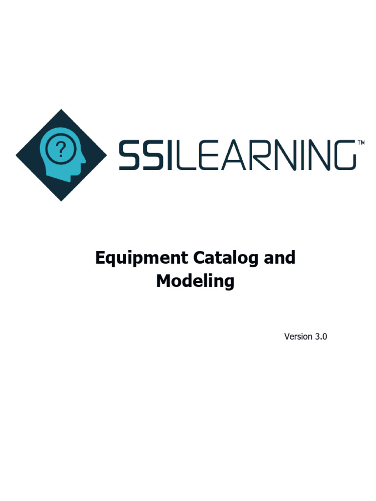 Equipment Catalog and Modeling | PDF | Button (Computing) | Icon ...