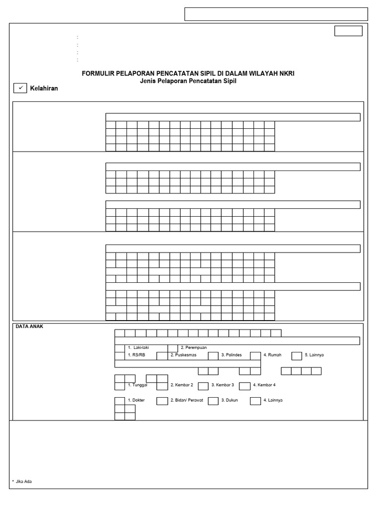 F2.01 KELAHIRAN | PDF