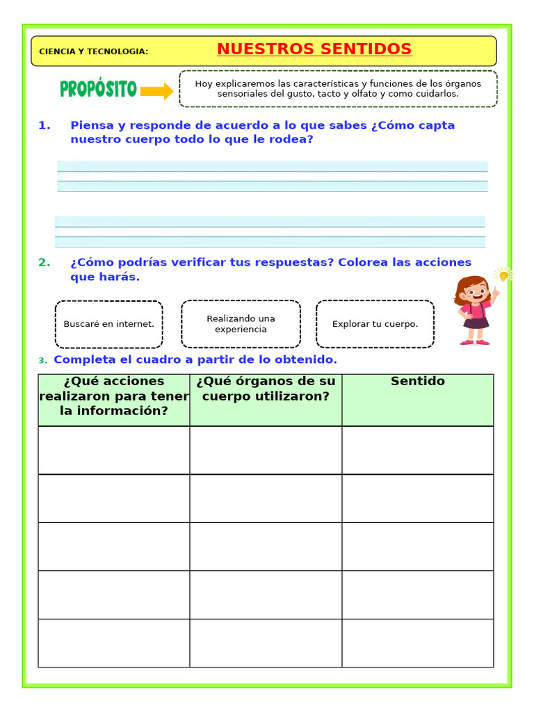 Funciones y Cuidado de los Sentidos | PDF