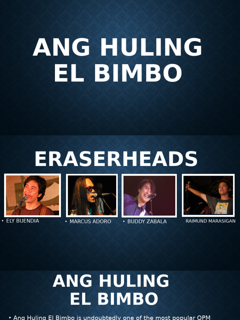 Ang Huling El Bimbo | PDF