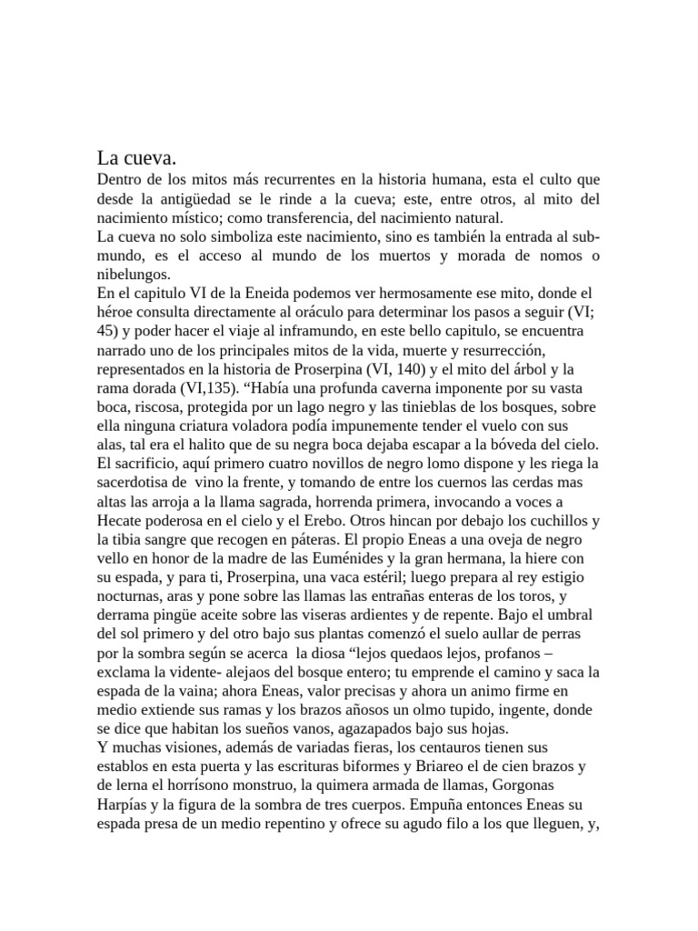 Cuevas | PDF | Orfeo | Civilización maya
