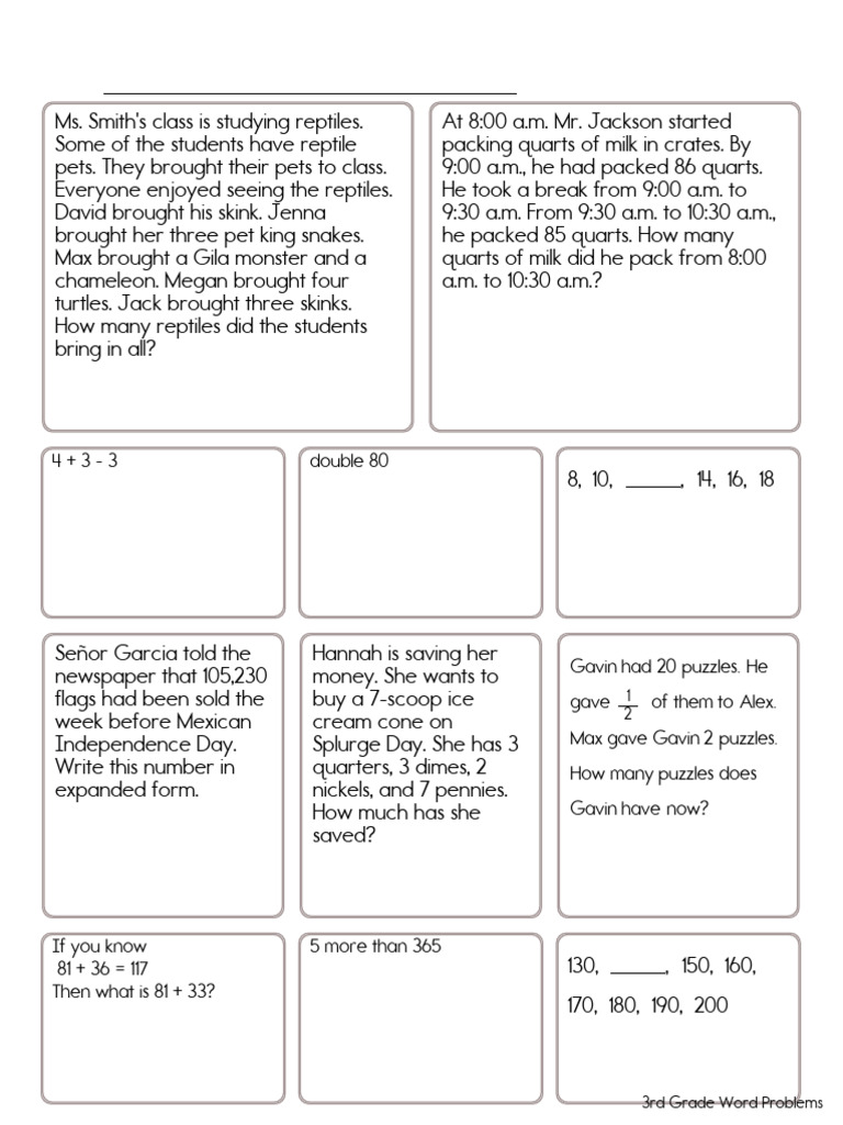 3rd-grade-word-problem-worksheets-book5 | PDF