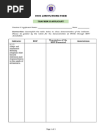 NCOI Annotations Form For Master Teacher I Applicant | PDF | Teachers ...