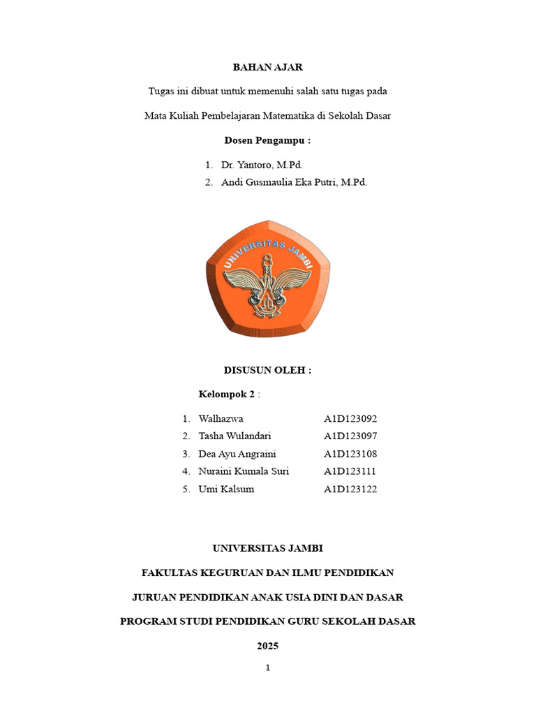 Materi Pertemuan 7 Bahan Ajar Kelompok 2 | PDF