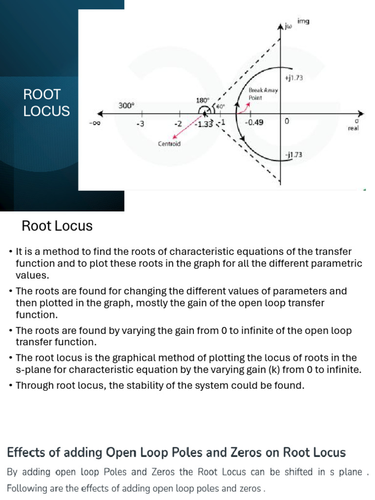 Root Locus Method for System Stability | PDF