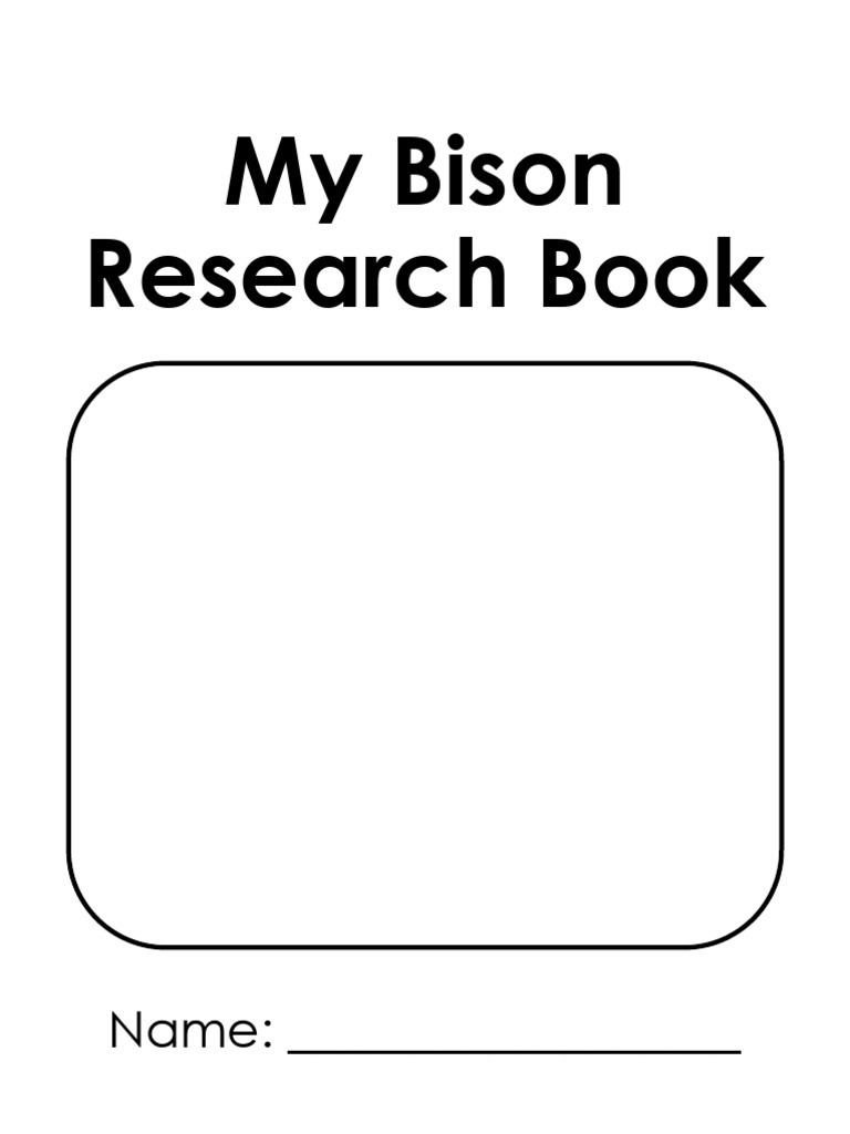 Bison Research Book | PDF