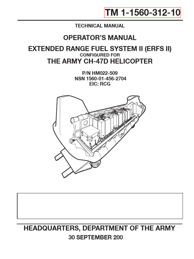 TM 1-1560-312-10 - Erfs Ii | PDF | Valve | Aerial Refueling
