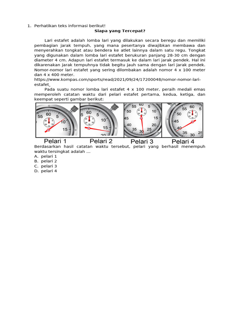 Soal TPM Tahap 1 | PDF