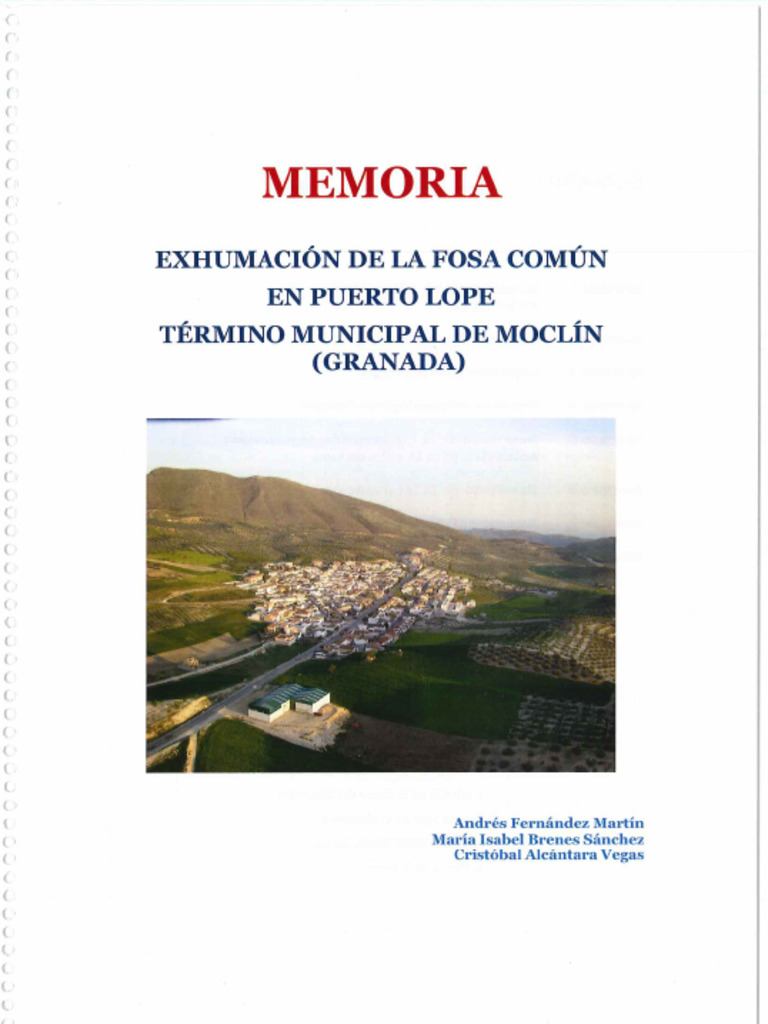 Memoria_Fosa_Puerto_Lope | PDF
