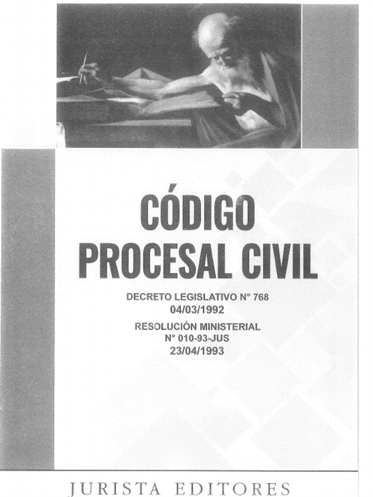 Codigo Procesal Civil - 002-A00 Titulo Preliminar | PDF
