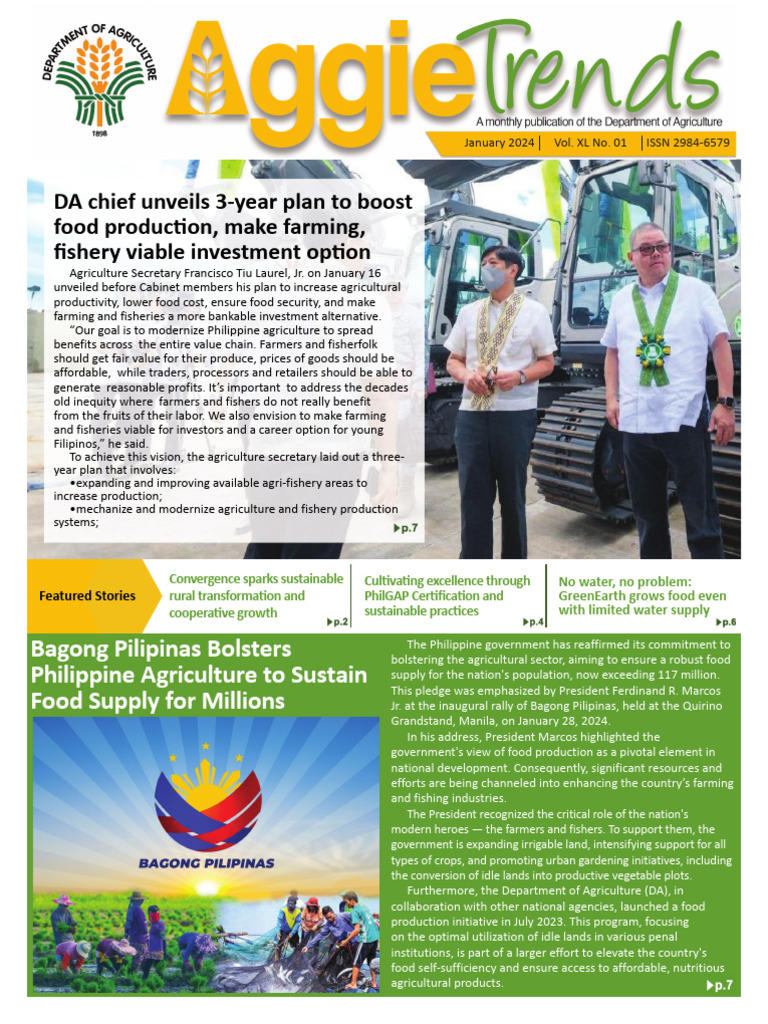 Aggie Trends January 2024 | PDF | Agriculture | Farms