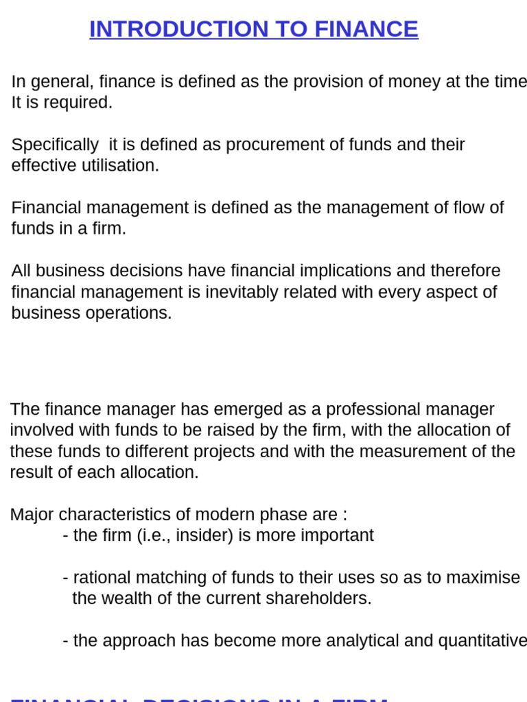 Financial Management | PDF | Debits And Credits | Capital Budgeting