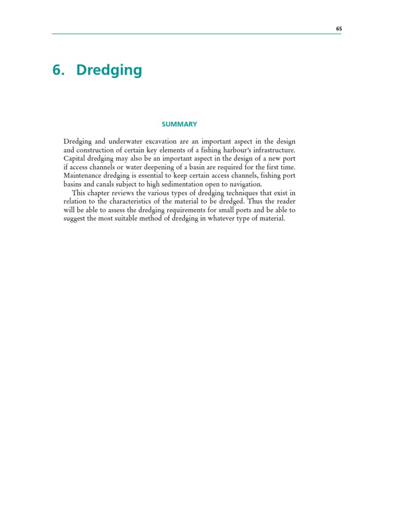 Dredging | PDF | Dredging | Civil Engineering
