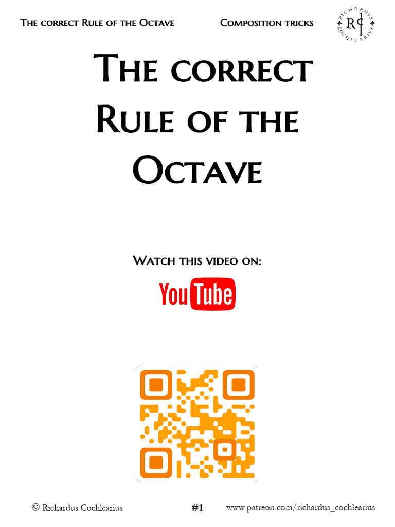 Mastering the Rule of the Octave | PDF | Minor Scale | Chord (Music)