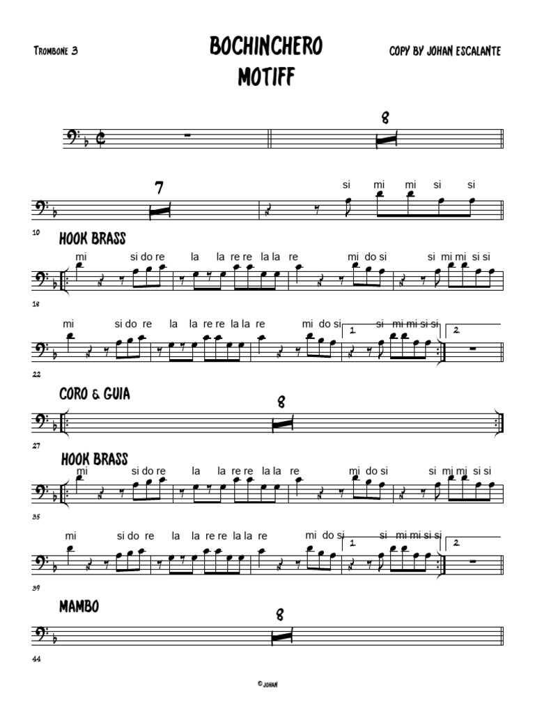 BOCHINCHERO TRB 3letras | PDF