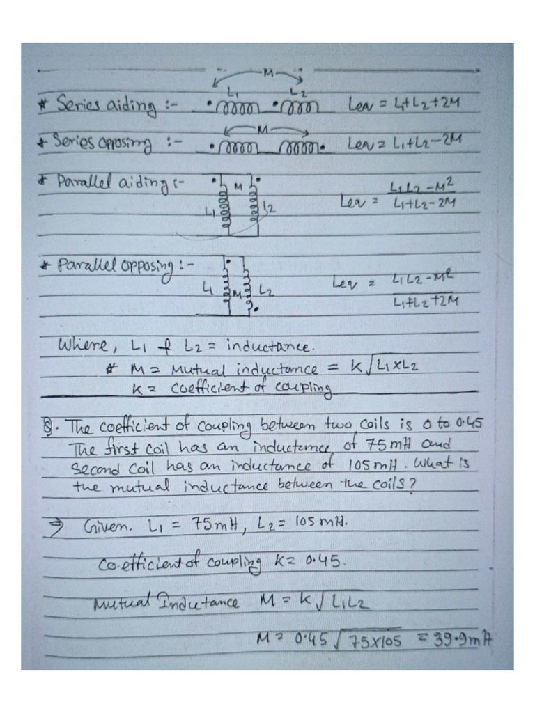 Mutual Induction | PDF