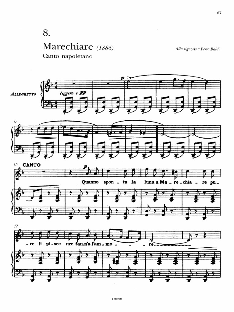 Marechiare | PDF