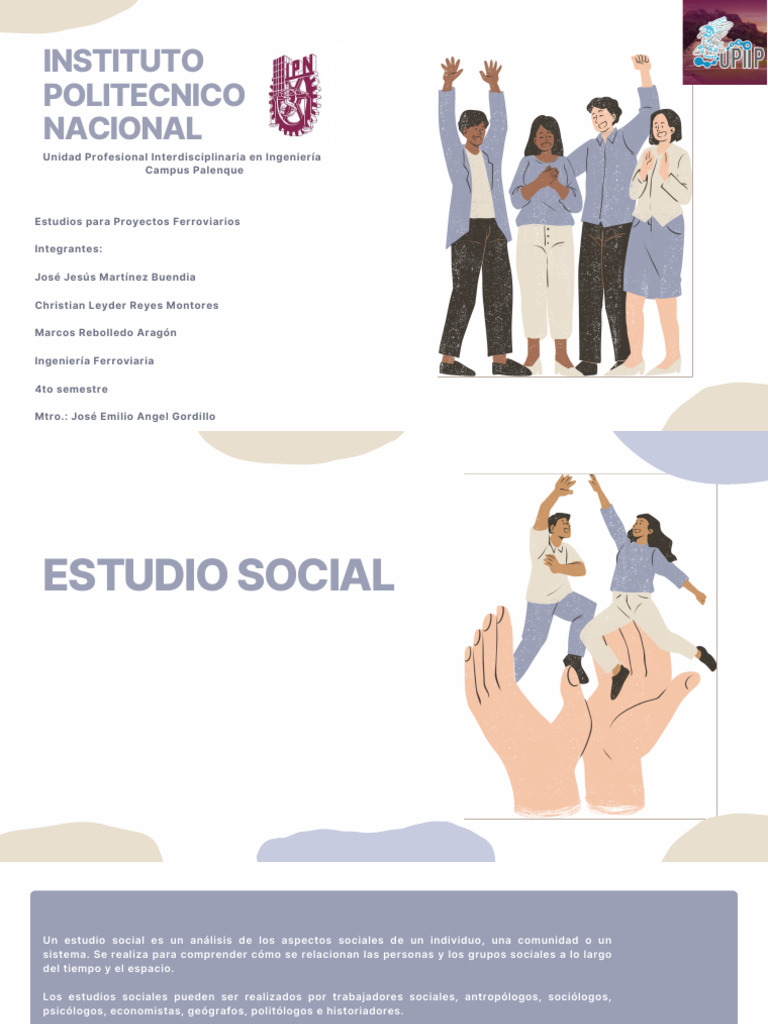 Estudio Social en Proyectos Ferroviarios | PDF | Investigación social ...