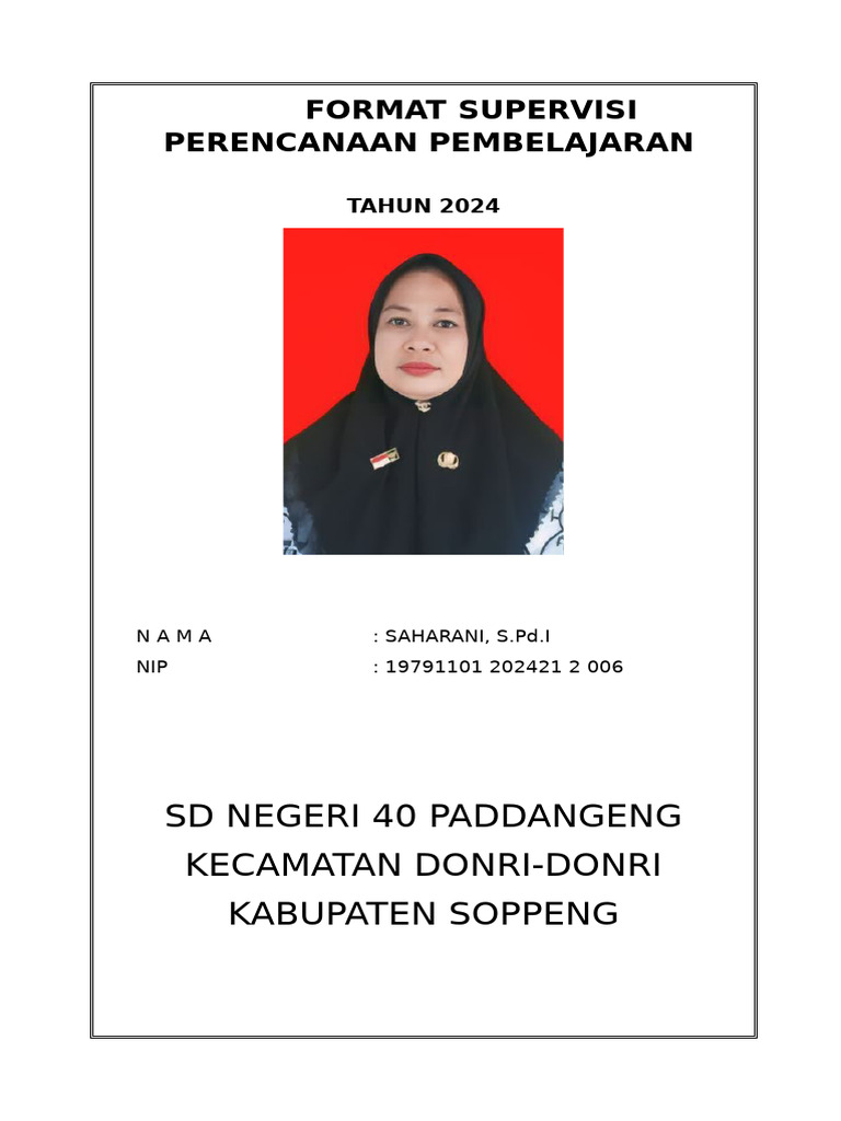 Sampul Supervisi | PDF
