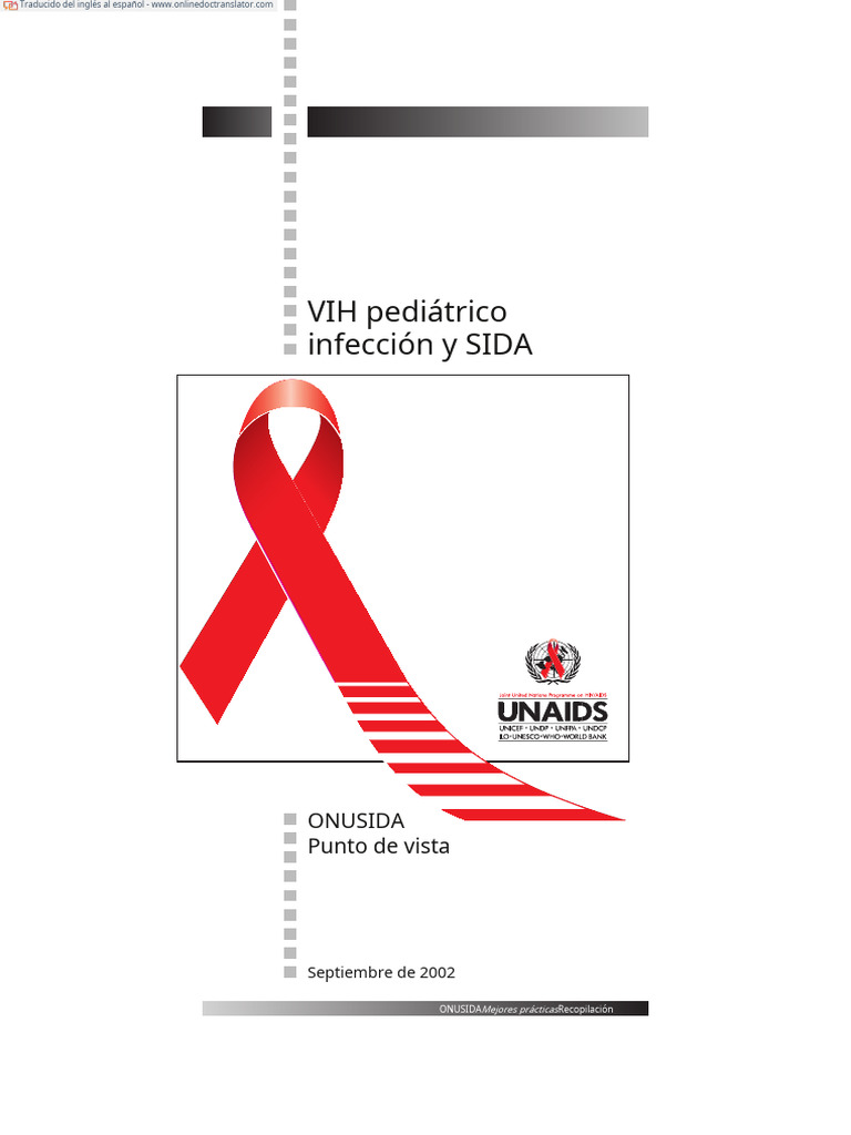 VIH pediátrico: transmisión y prevención | PDF | VIH | VIH / SIDA