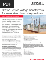 SSVT Leaflet | PDF | Transformer | Electrical Substation