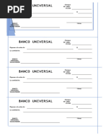 Formato de Cheque para Llenar en Word | PDF