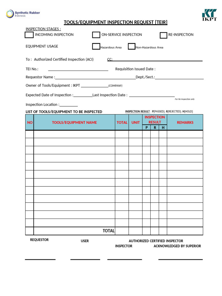 TEIR Form | PDF