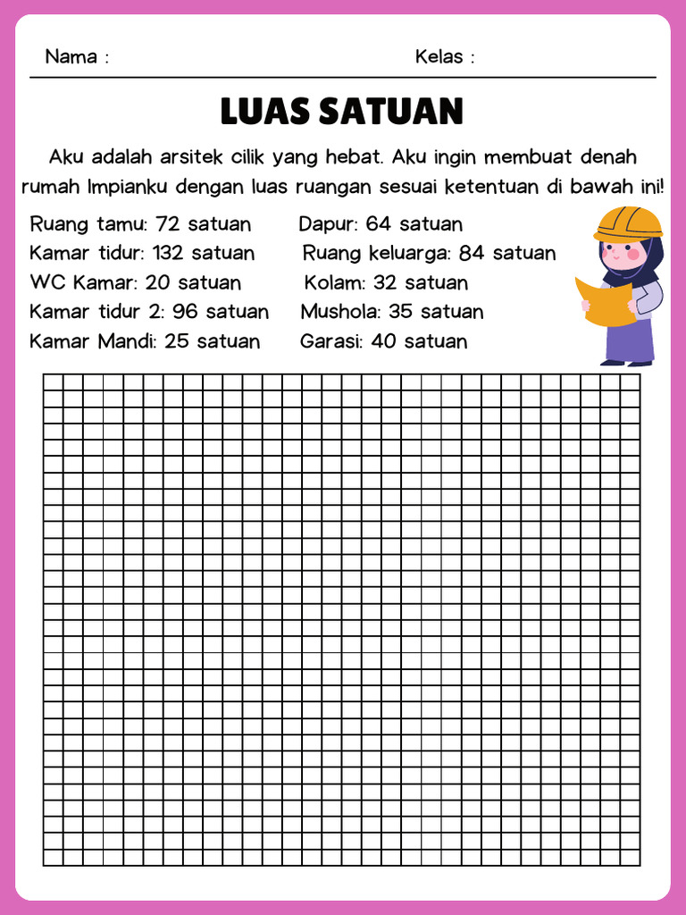 Luas Ruangan dalam Denah Rumah Impian | PDF