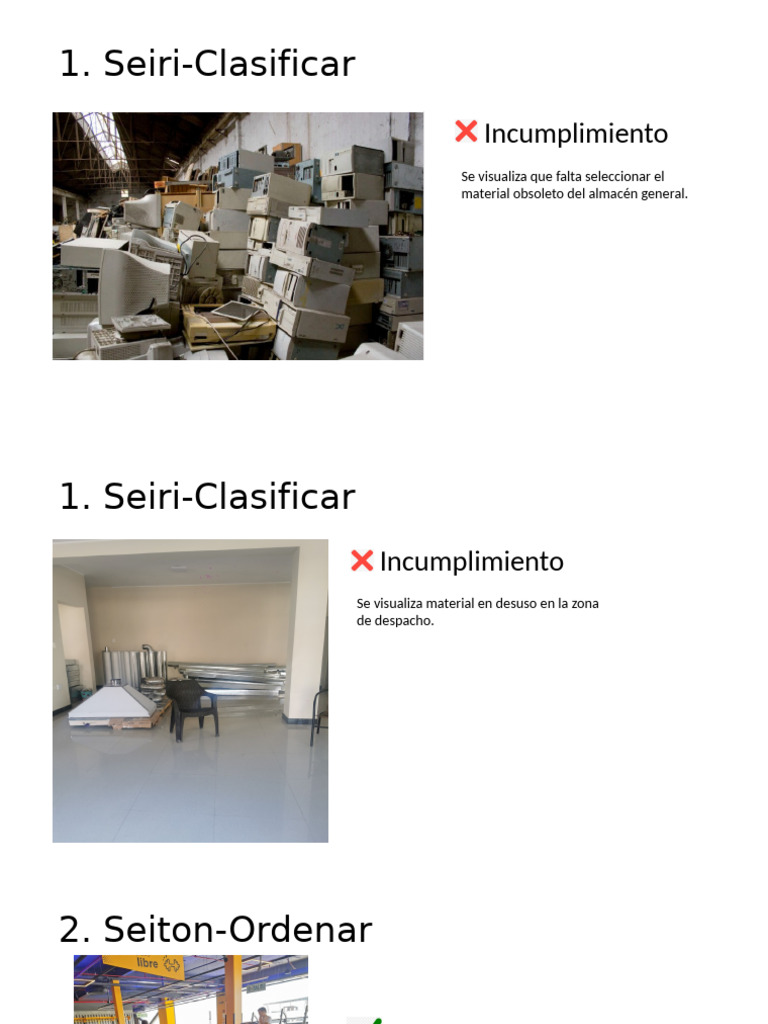 Tarea N°1 - 5S | PDF | Lean Manufacturing