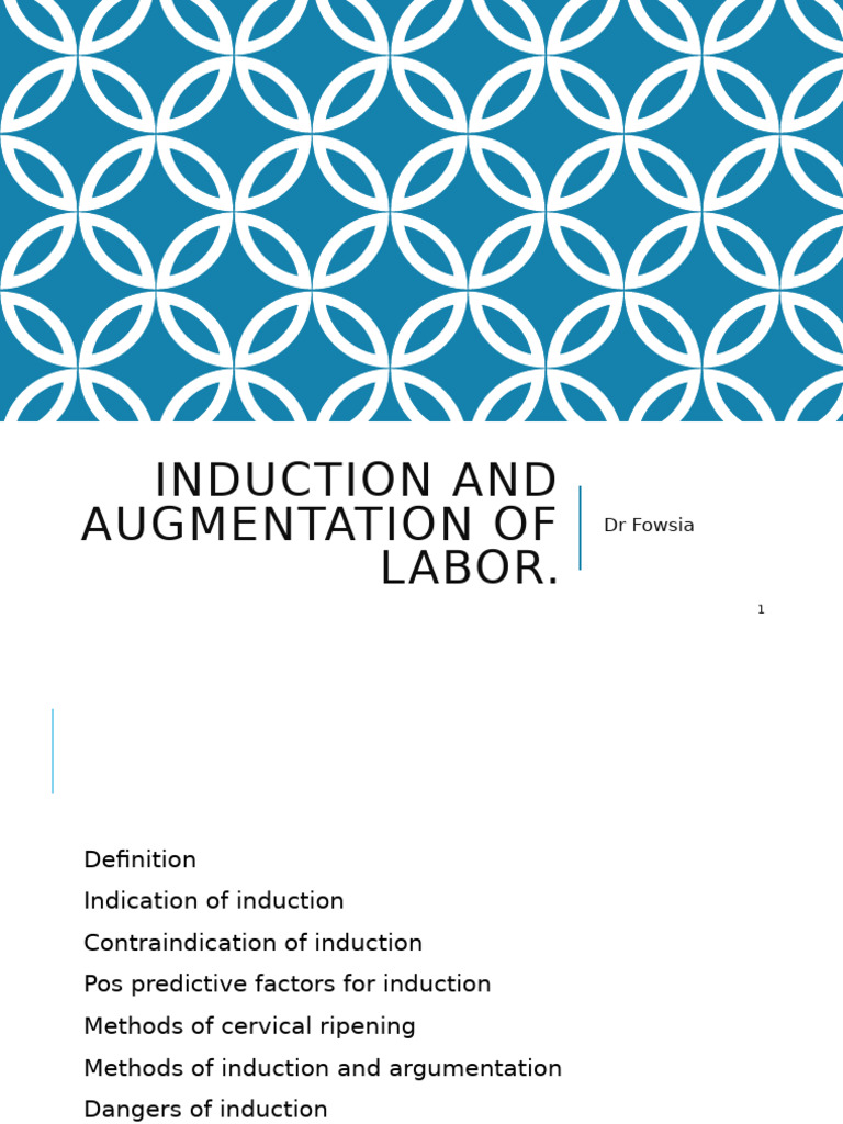 Induction | PDF | Childbirth | Obstetrics