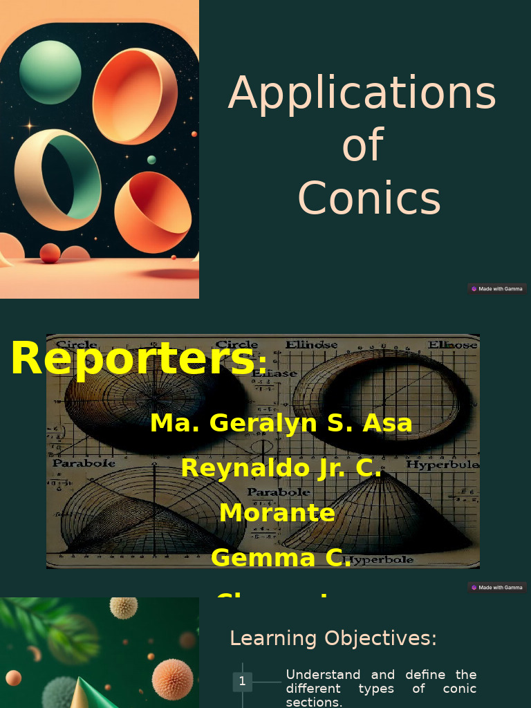 Real-World Applications of Conic Sections | PDF | Ellipse | Classical ...