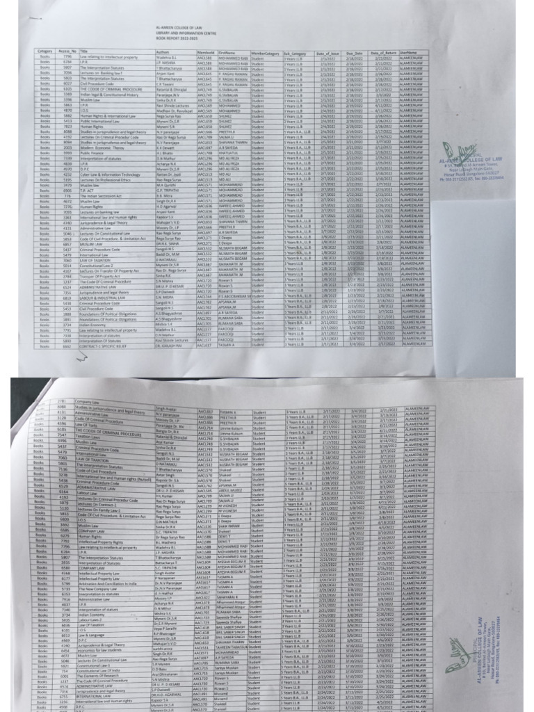 Library Book Report | PDF