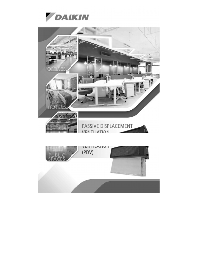 Passive Displacement Ventilation | PDF