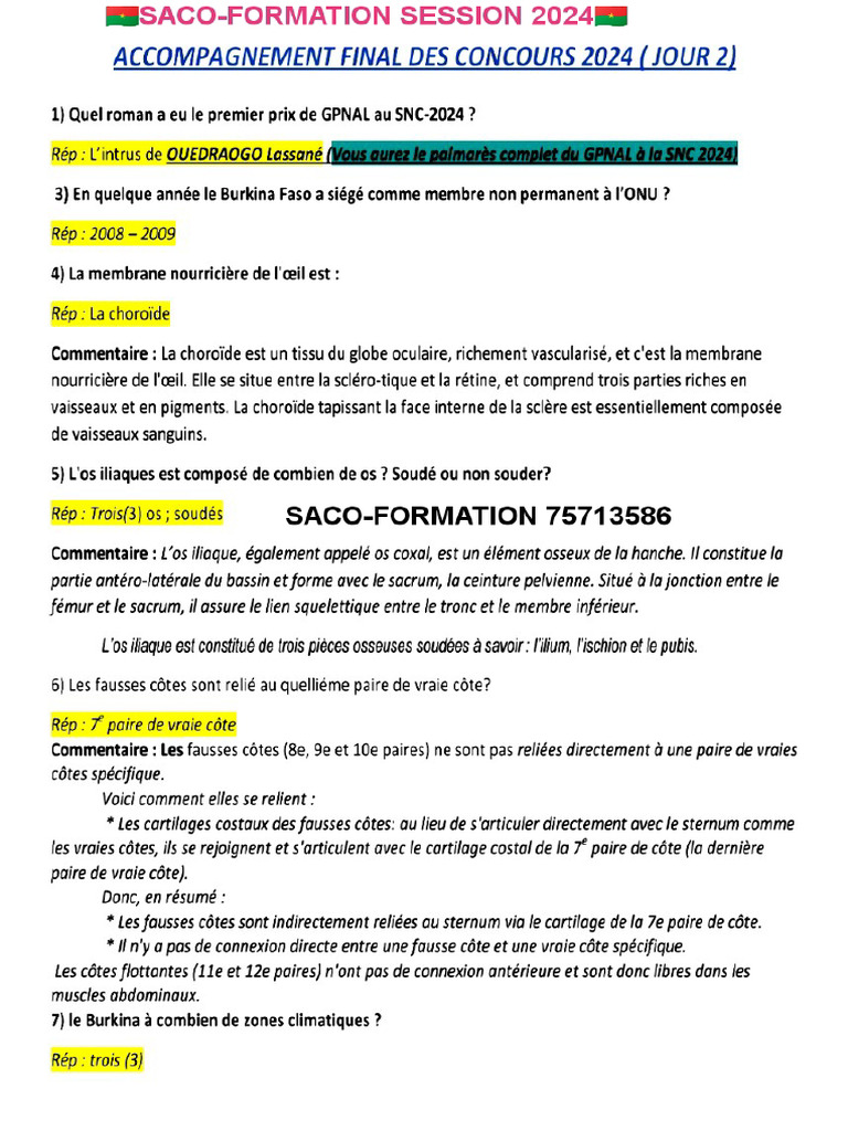 Accompa j2 Saco-Formation ?? | PDF