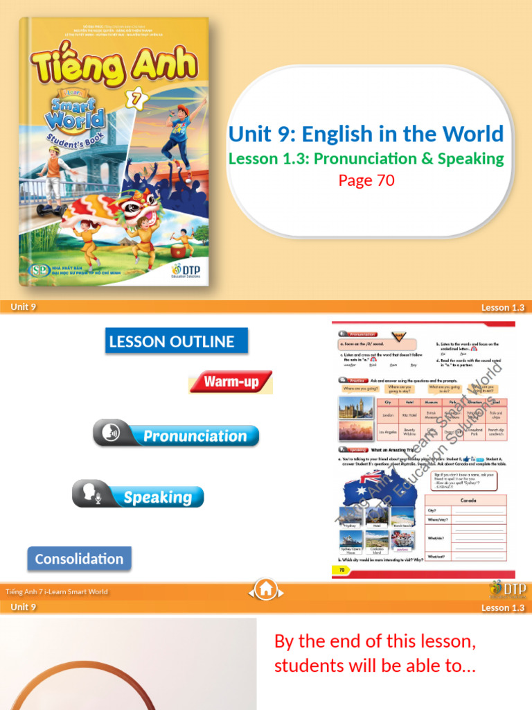 Unit 9 Lesson 1.3 Pronunciation & Speaking | PDF | Languages | Foreign ...