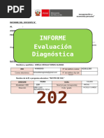 Informe Del Consolidado de La Evaluacion Diagnostica 2024 | PDF | Evaluación | Ciencia cognitiva